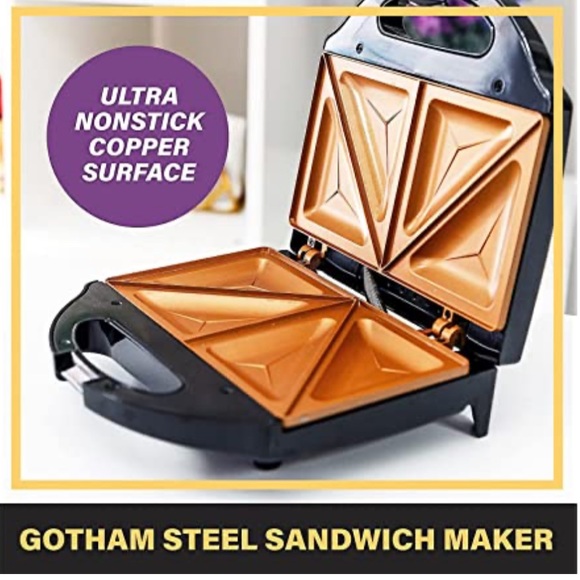 Gotham Steel | Kitchen | Nib Gotham Steel Sandwich Maker Toaster Panini ...